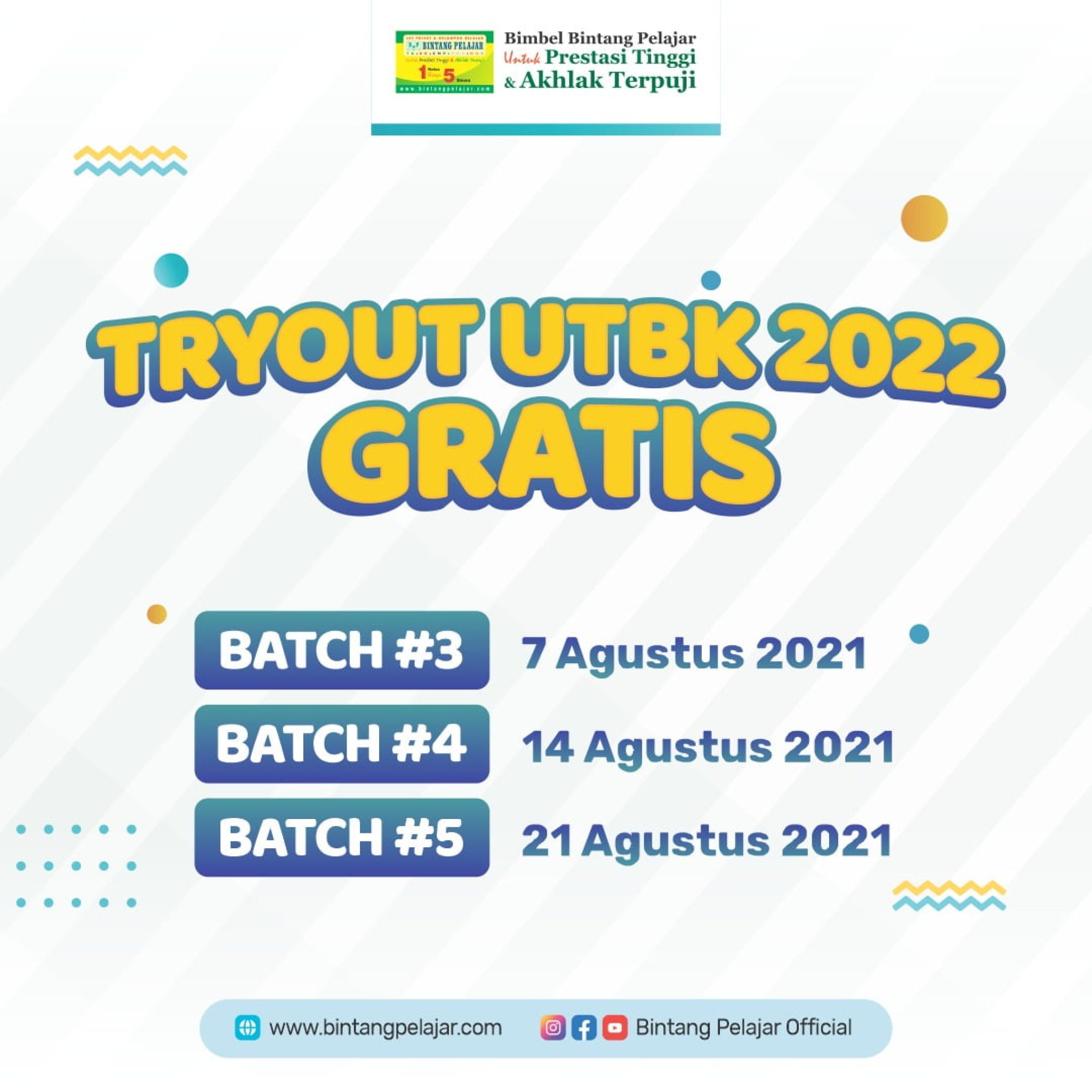 Try out UTBK GRATIS Bintang Pelajar - Bimbel Islami : Bintang Pelajar